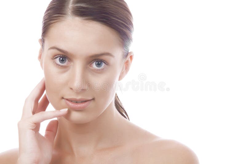 High key portrait stock photo. Image of health, fresh - 7704776