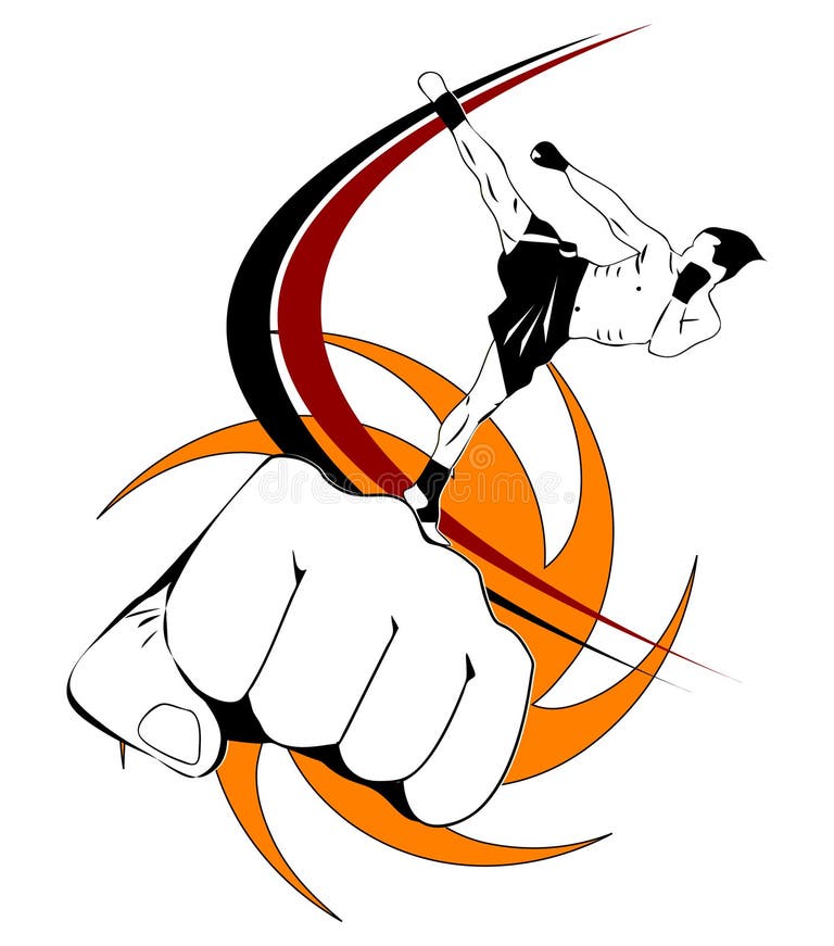 High Leg Kick Stock Illustrations – 238 High Leg Kick Stock ...