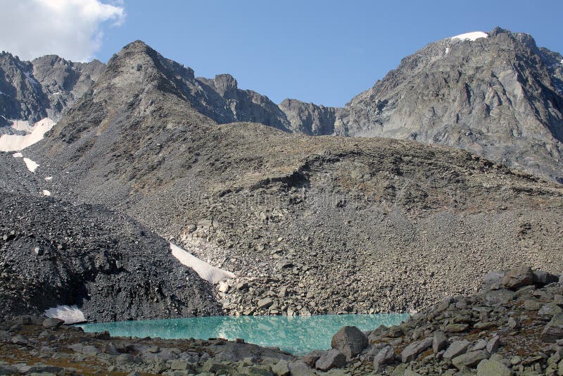 The High lake. stock photo. Image of altay, katunskiy - 9602468