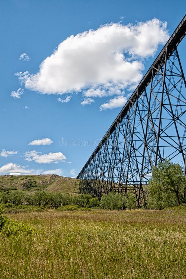 High Level Bridge at Lethbridge Stock Photo - Image of fall, pacific ...