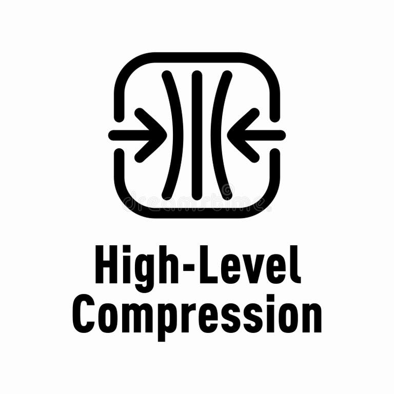 Compression Level Stock Illustrations – 286 Compression Level Stock ...