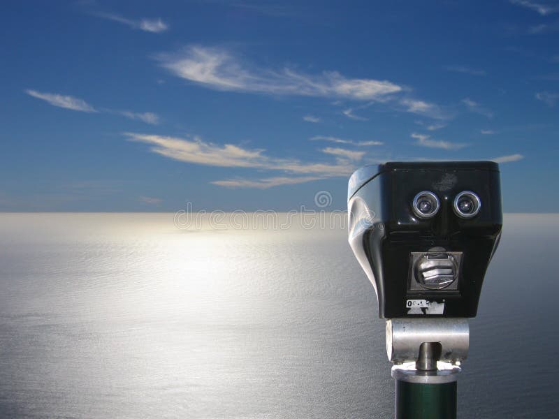 High level look-out stock photo. Image of telescope, perspective - 398968