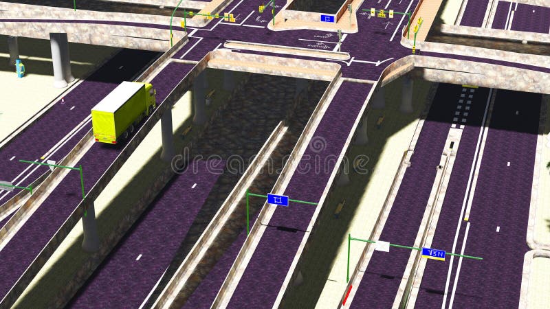 High-level overpass stock photo. Image of city, construction - 50475904