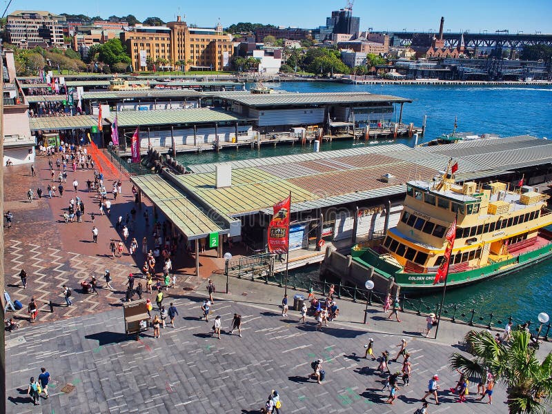 View of Circular Quay from Sydney Harbour, Australia Editorial Stock ...