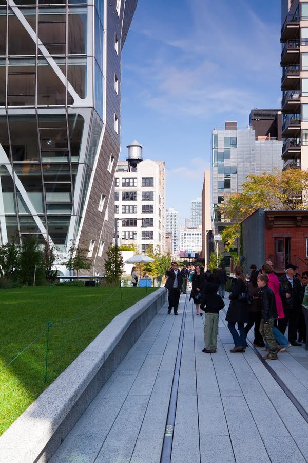 The High Line in NY editorial image. Image of high, park - 23055495
