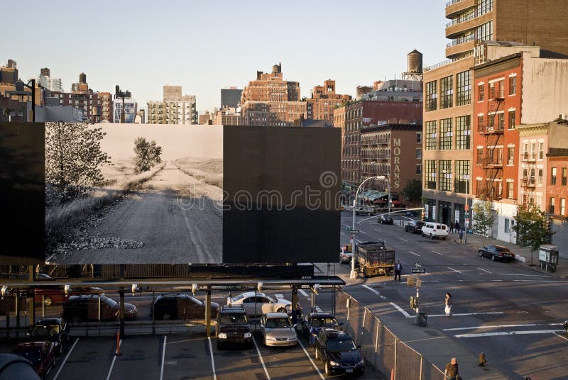 High Line Street View editorial stock photo. Image of cityscape - 30581893