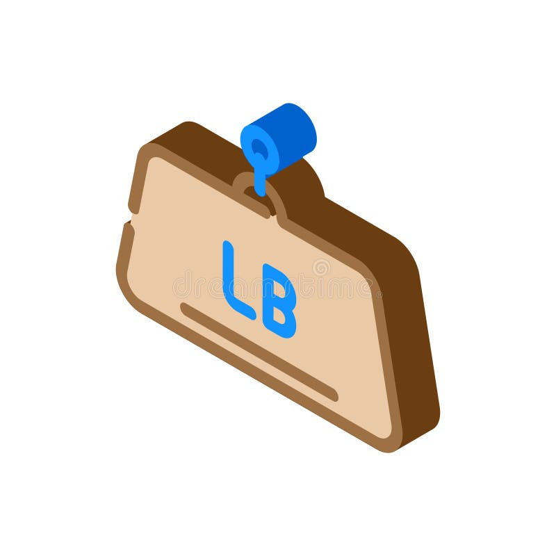 High Load Capacity Isometric Icon Vector Illustration Stock ...