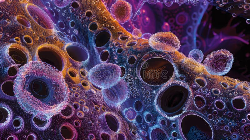 In this High Magnification Image the Golgi Vesicles are Seen in Varying ...