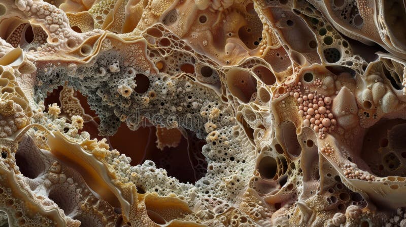 A High Magnification Image of a Nuclear Pore Complex Displaying Its ...