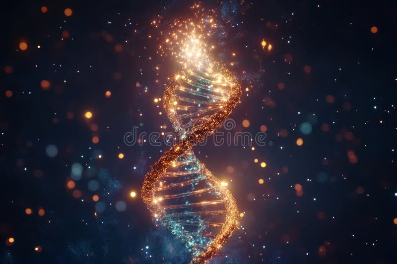 In a High-magnification Image, Two Complementary DNA Strands are Seen ...