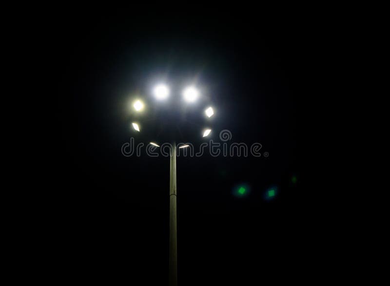 High Mast Lighting Pole stock image. Image of road, metal - 181062927
