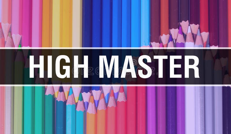 High Master Concept Illustration on Back To School Banner with ...