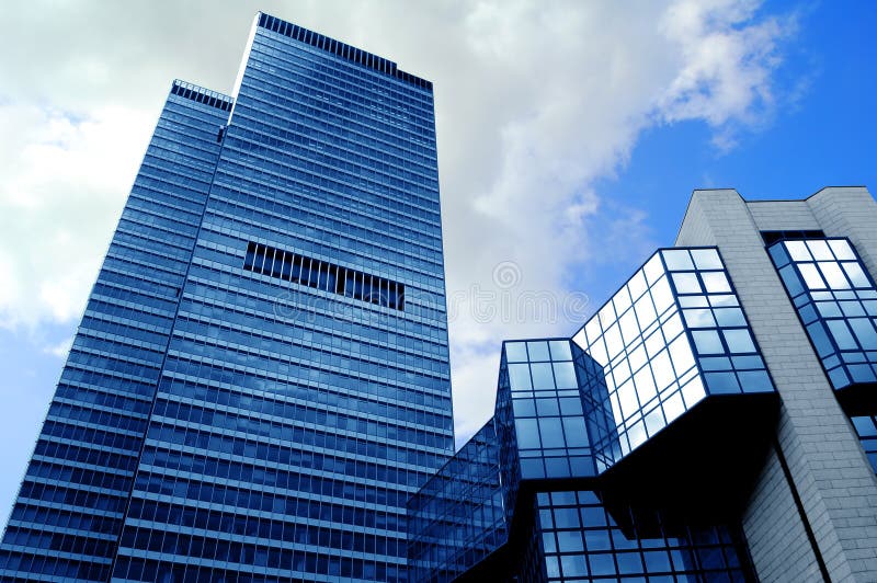 High modern skyscraper stock photo. Image of facade, frame - 9761516