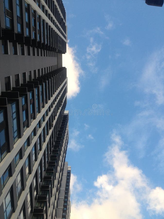 High modern skyscraper stock image. Image of architecture - 45828953