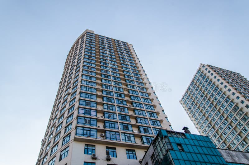 High modern skyscraper stock photo. Image of high, corporate - 46345964