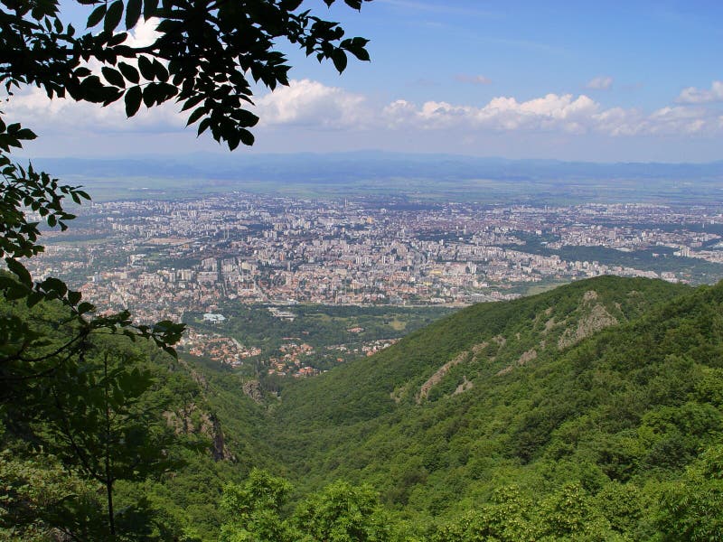 High in the mountain stock photo. Image of mountain, town - 2618608