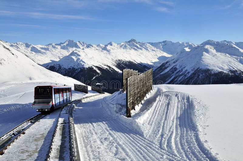 High Mountain Railway stock photo. Image of alps, rail - 29030812