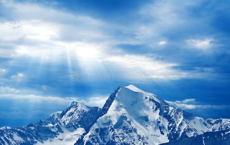 High mountains stock image. Image of beautiful, beauty - 13232297