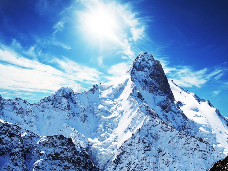 High mountains stock image. Image of summit, asia, stone - 54173233