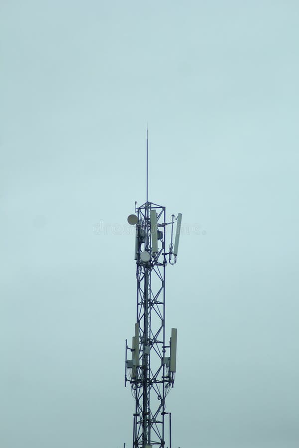 High Network Tower stock photo. Image of hight, network - 300373242