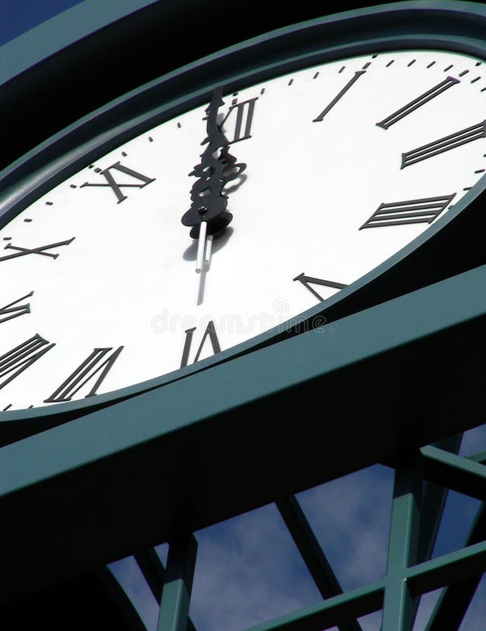 Clock at the Orsay Museum stock photo. Image of landmark - 144250