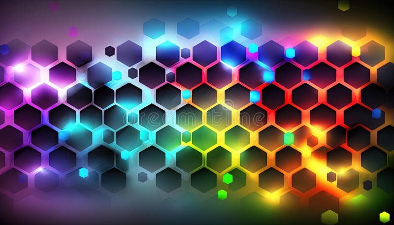 High-Octane Energy, Abstract Geometry with Octanes Stock Illustration ...