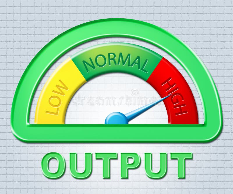 Manufacturing Output Icon. Trendy Flat Vector Manufacturing Output Icon ...