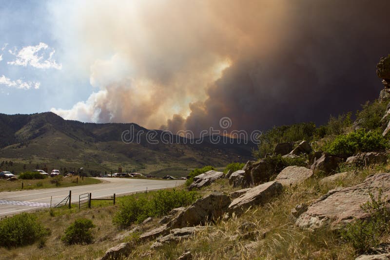 High Park Fire editorial stock image. Image of wildfire - 25230864