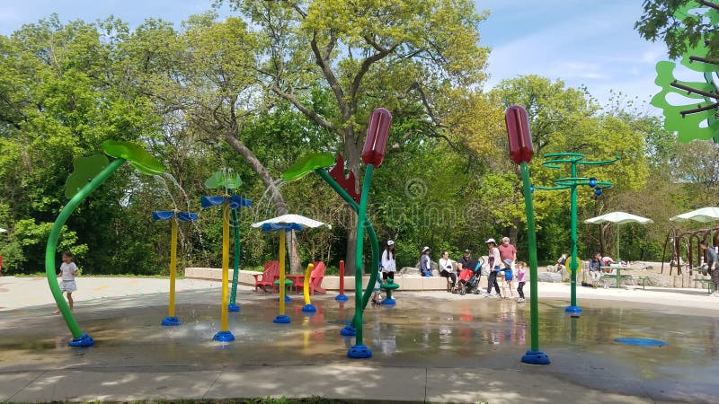 High Park Splashpad in Toronto Editorial Photography - Image of ...