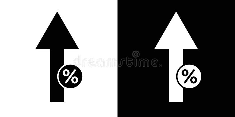 High Percentage Icon Isolated Flat Vector in Outline Stock Vector ...