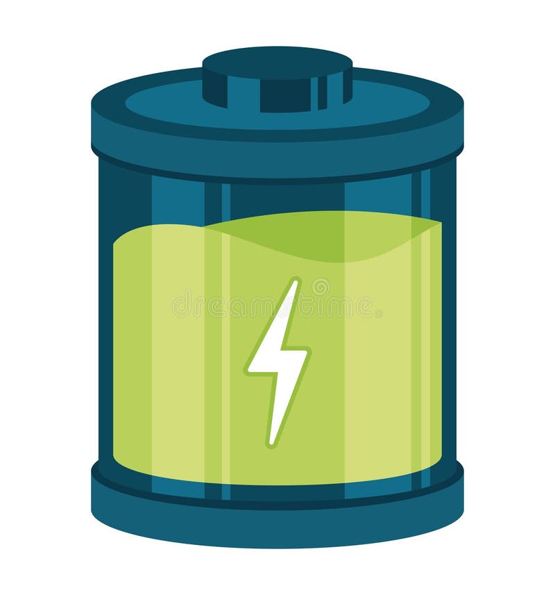 High Performance Battery Energy Stock Vector - Illustration of vector ...