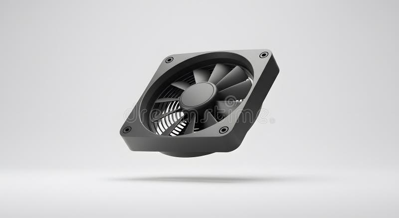 High-Performance Black Computer Cooling Fan a Sleek and Efficient PC ...