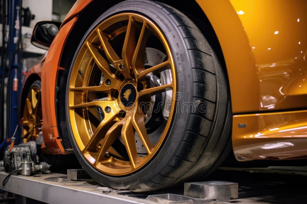 High-performance Brake System Installation Stock Illustration ...