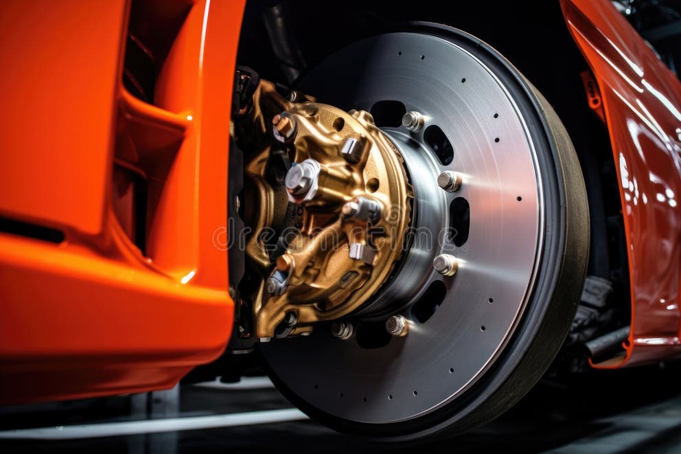 High-performance Brake System Installation Stock Illustration ...