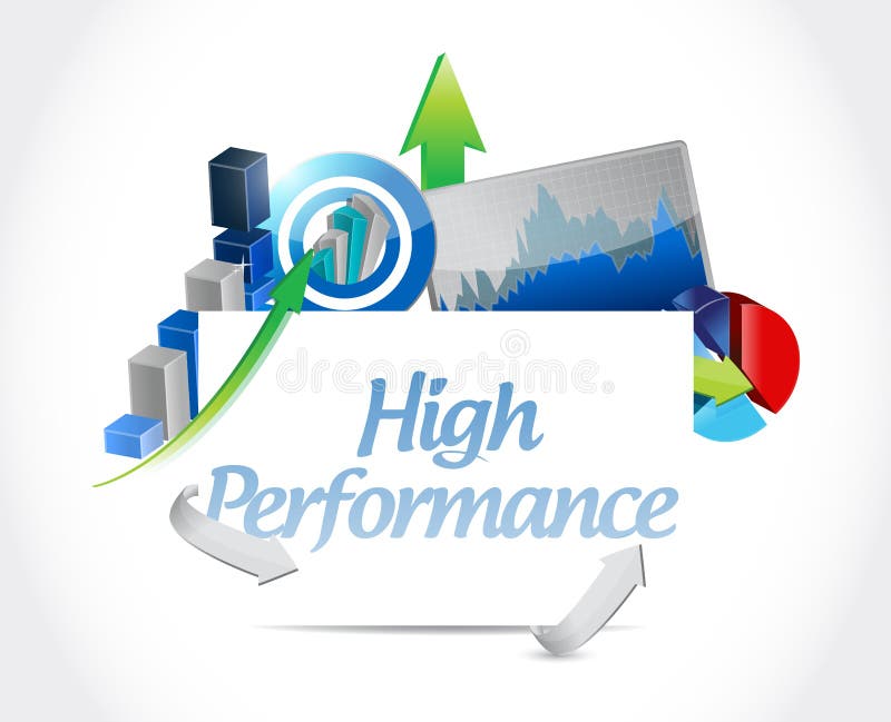 Performance Diagram Illustration Design Stock Illustration ...