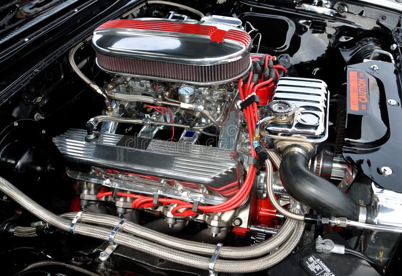 High Performance Car Engine Stock Image - Image of fast, machinery ...