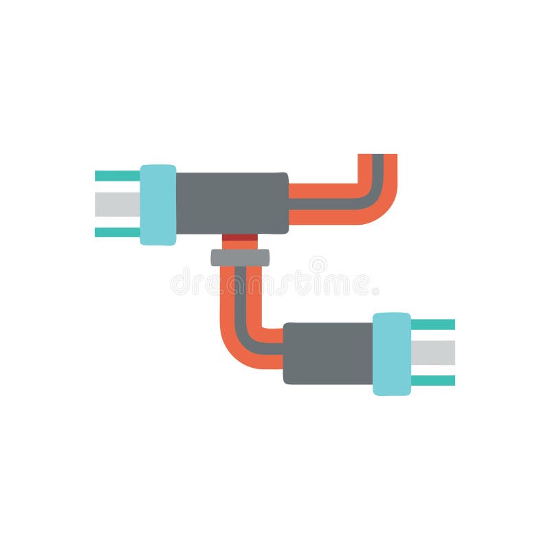 High-Performance Electrical Conduit for Safety Stock Illustration ...