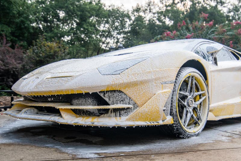 High Performance Fast Exotic Vehicle Getting Detailed Stock Image ...