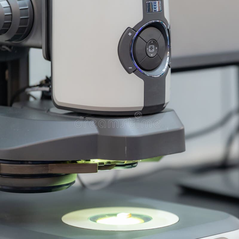 High-performance Full-HD Digital Microscope Stock Photo - Image of ...