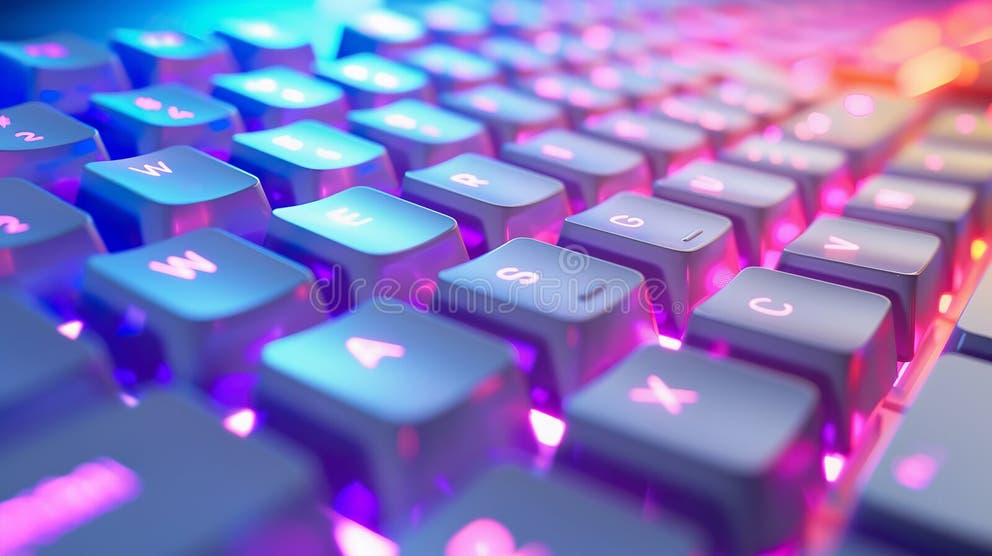 High Performance Gaming Keyboard with Customizable RGB Macro Keys Stock ...