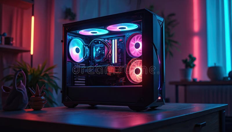 Powerful Gaming Pc Setup Stock Illustrations – 275 Powerful Gaming Pc ...