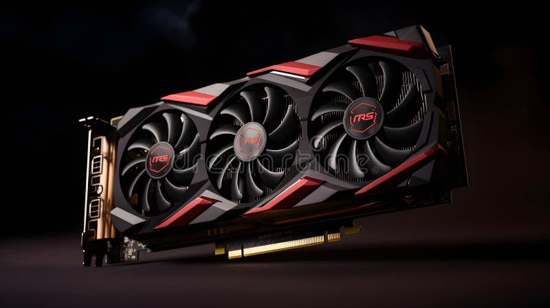 High-performance Graphics Card with a Sleek, Metal Shroud Stock ...