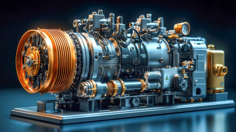 High-performance Industrial Compressor with Electric Motor, Essential ...