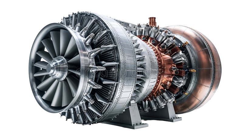 High-performance Jet Engine Showcasing Intricate Design and Engineering ...