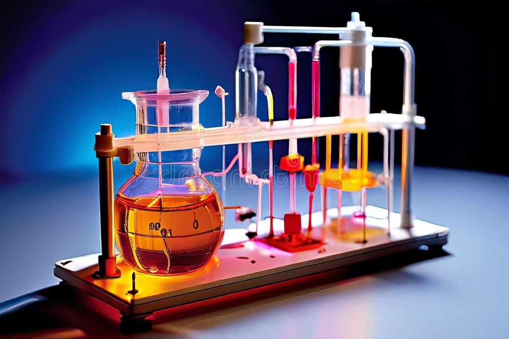 High Performance Liquid Chromatograph Hplc a Device that Separat Stock ...