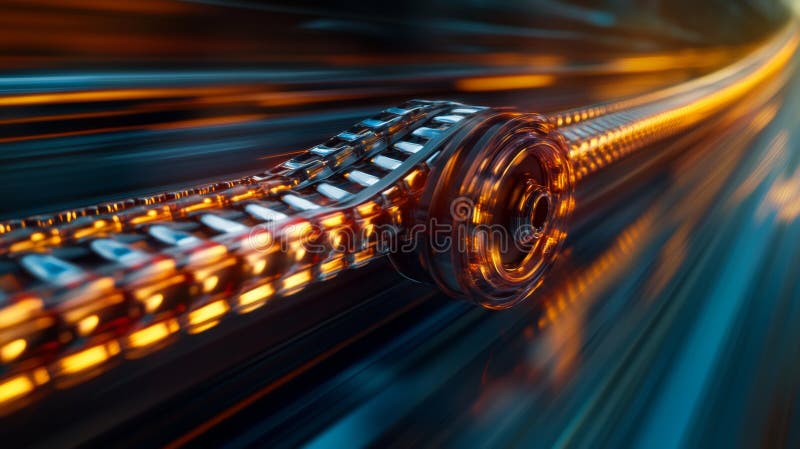 High-Performance Reinforced Belts Under Stress Test Conditions Stock ...