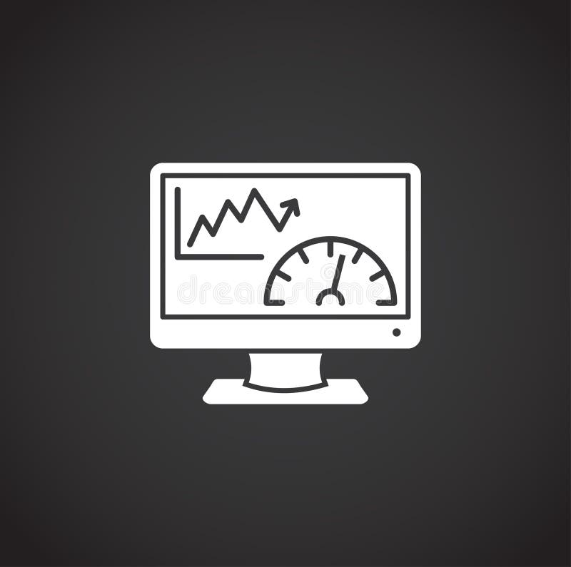 High Performance Related Icon on Background for Graphic and Web Design ...