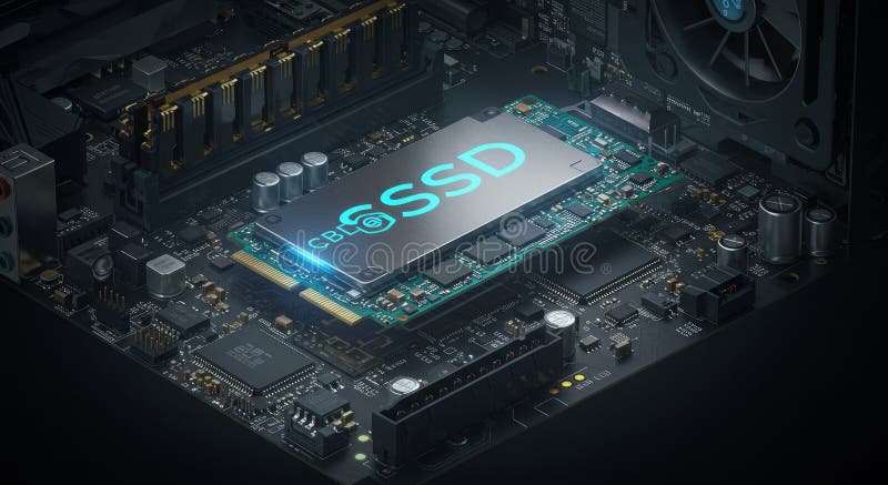 HighPerformance Solid State Drive Technology Closeup of a Cuttingedge ...