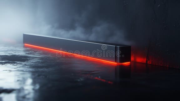 High-performance Soundbar with Brushed Titanium Finish and Ambient ...