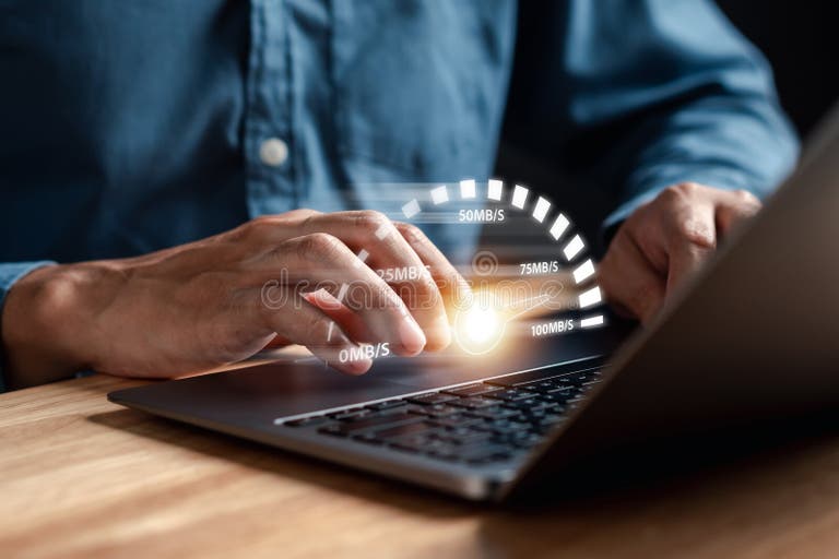 High Performance Speed Internet Connection Network Technology, Man ...